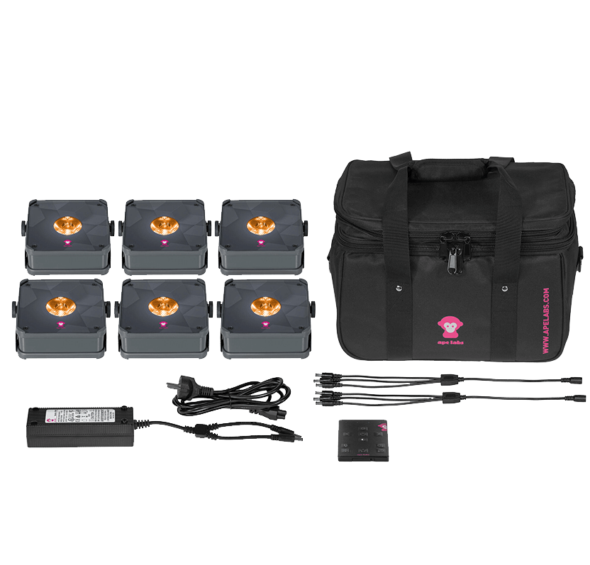 Shop lighting with ApeLabs